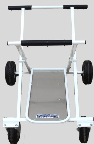 X-Frame Kart Stand (WHITE) | KartWorkz Inc.